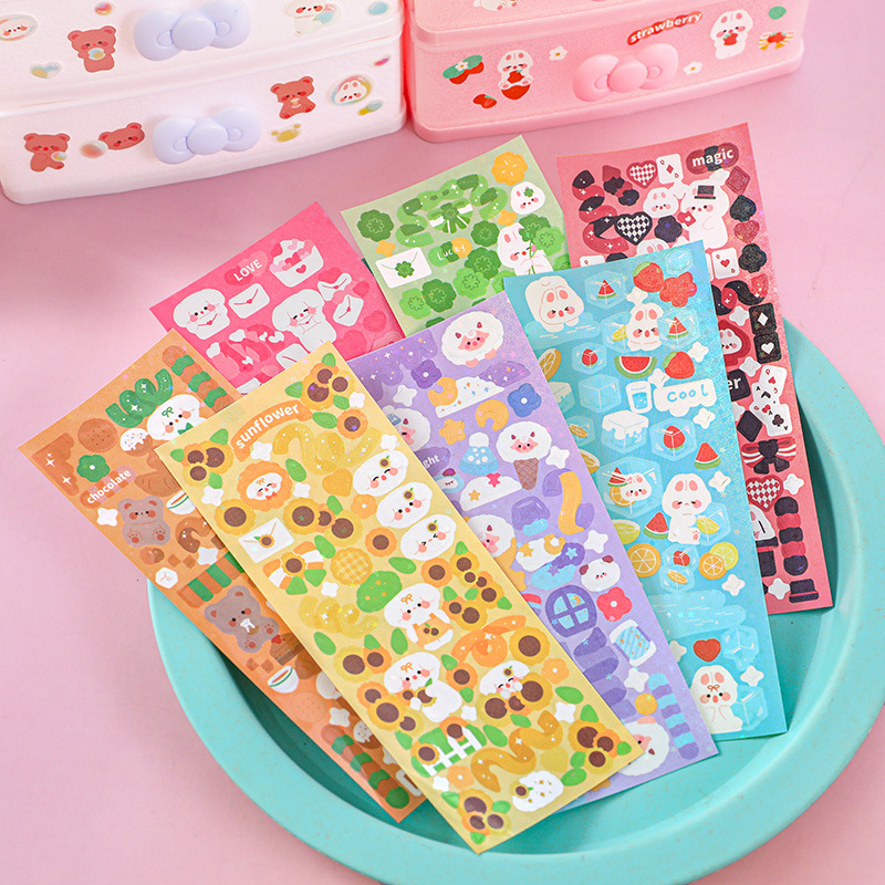 Jual COD STIKER MOTIF CUTE DAILY SERIES LUCU & UNIK / DECORATION ...