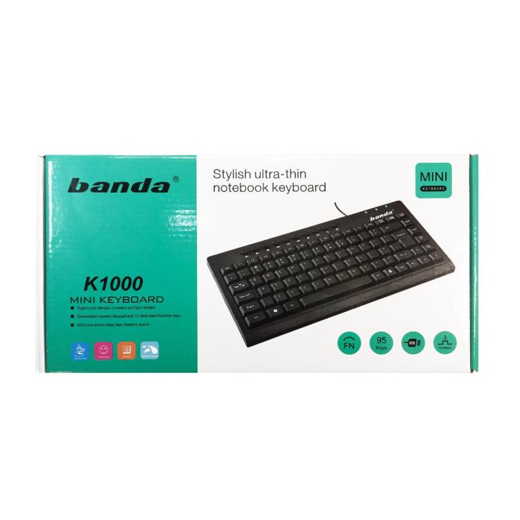 Jual Keyboard Mini USB Banda K1000 K-1000 K 1000 Keyboard Minimalis ...