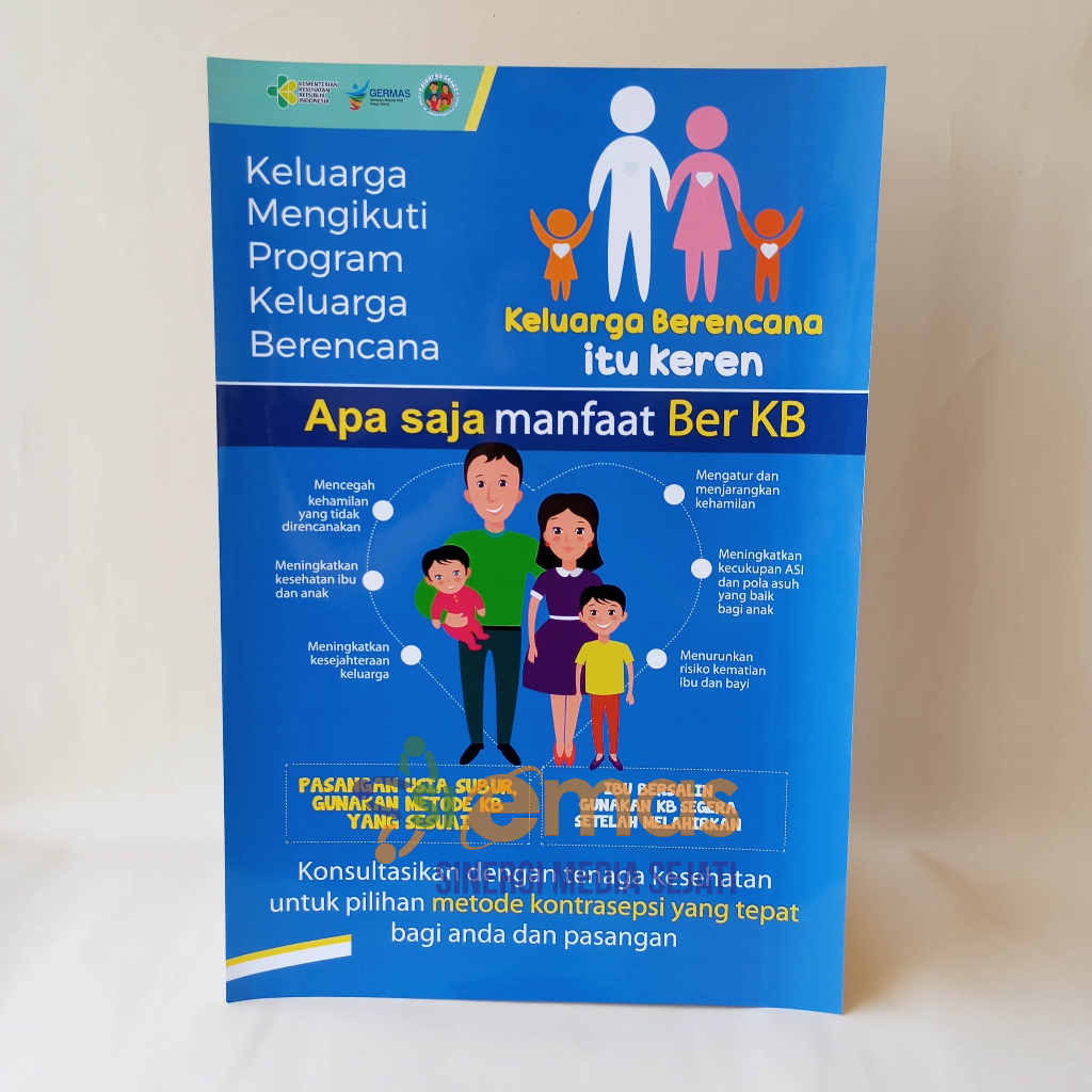 Jual Poster KB | Poster Manfaat Ber KB | Poster Manfaat Menggunakan KB | Shopee Indonesia