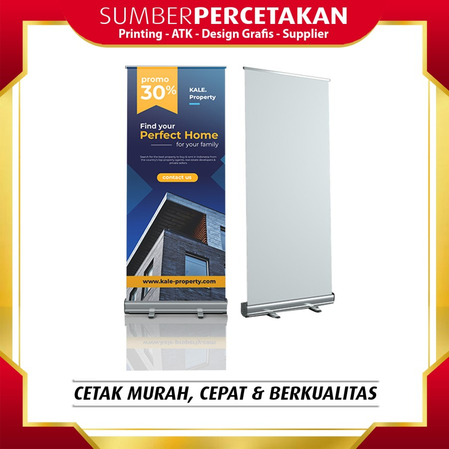 Jual Cetak Roll up Banner ( Ukuran 60 x 160 cm) | Shopee Indonesia