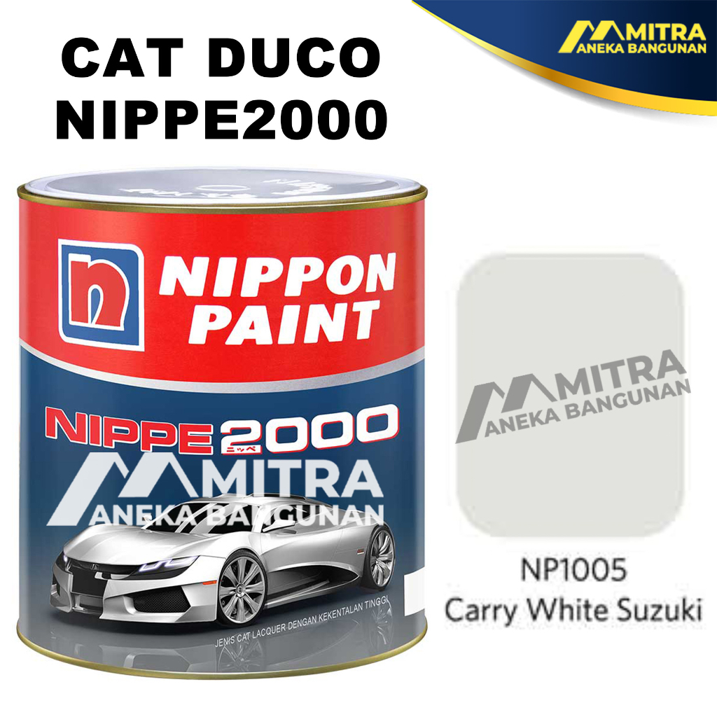 Jual CAT DUCO NIPPE 2000 1 LITER NP1005 CARRY WHITE SUZUKI / CAT MOBIL CAT KAYU CAT BESI NIPPON ...