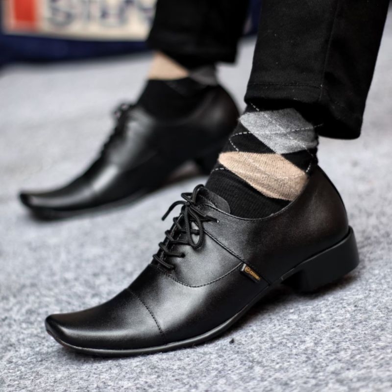 Jual Sultan Footwear Sepatu kerja Pantofel Formal Pria Kulit Asli Bones ...