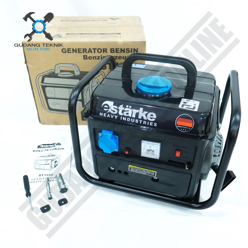 Jual Mesin Genset Listrik 650Watt 2 Tak TS1500 STARKE TG1500 BIRLA ECOGEN / Power Generator ...