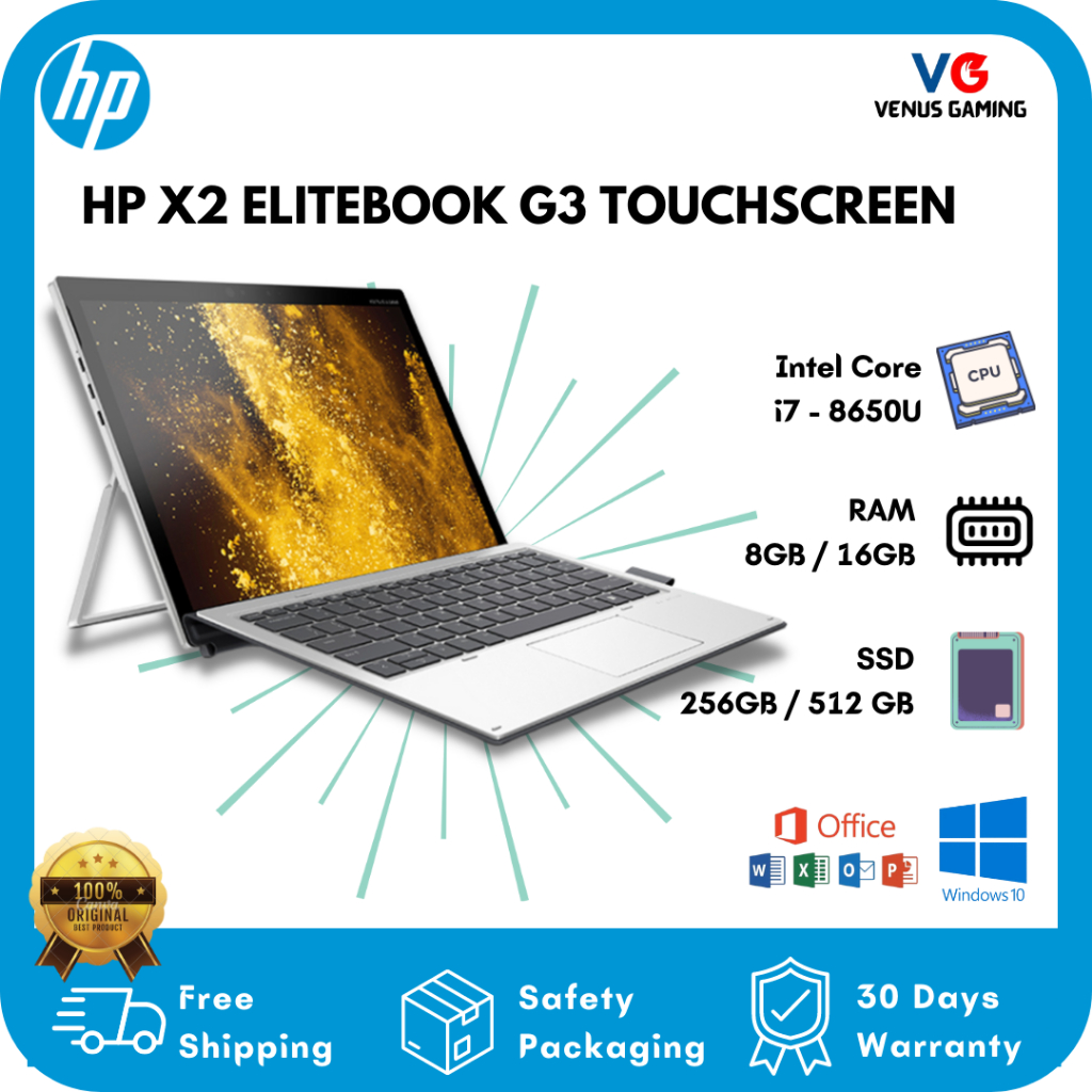 Jual Laptop Termurah HP X2 Elitebook Touchscreen Core i7 Ram 16Gb Ssd ...