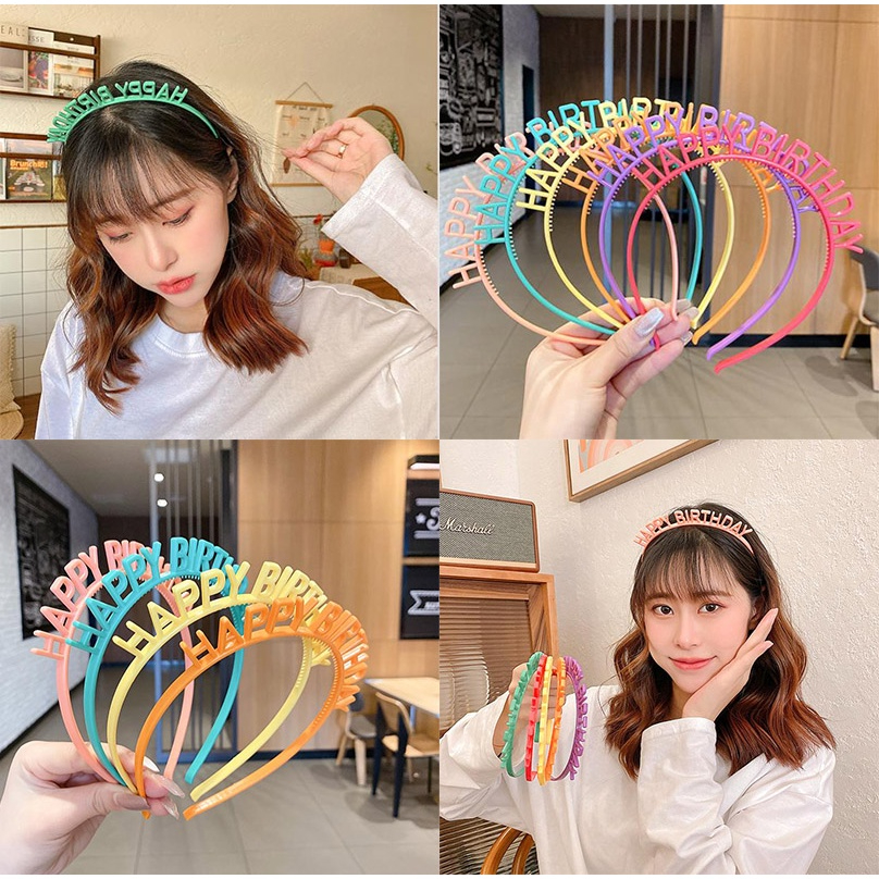 Jual Bando Happy Birthday Warna Warni Birthday Party Ulang Tahun ...