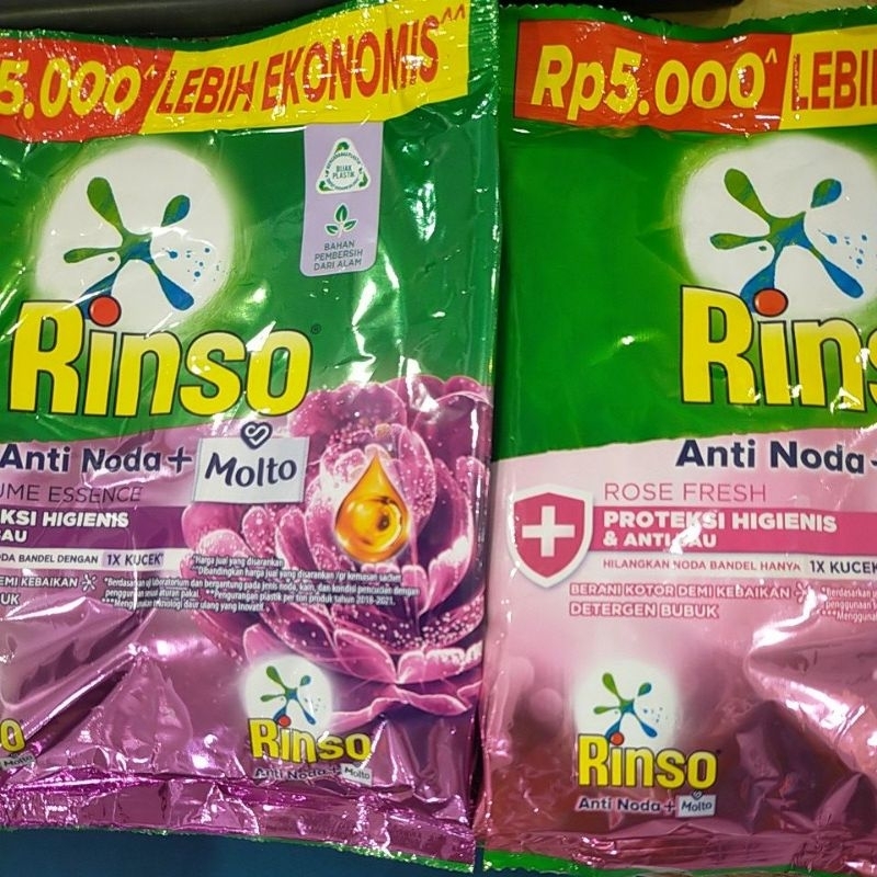 Jual RINSO ANTI NODA + MOLTO 195g | Shopee Indonesia