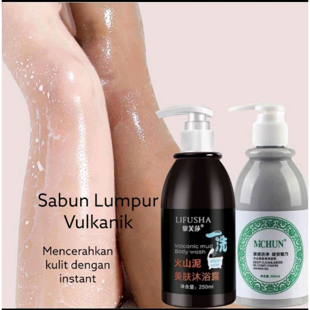 Jual Sabun Lumpur Vulkanik 260 Ml Sabun Pemutih Badan Mergeco 260ml ...