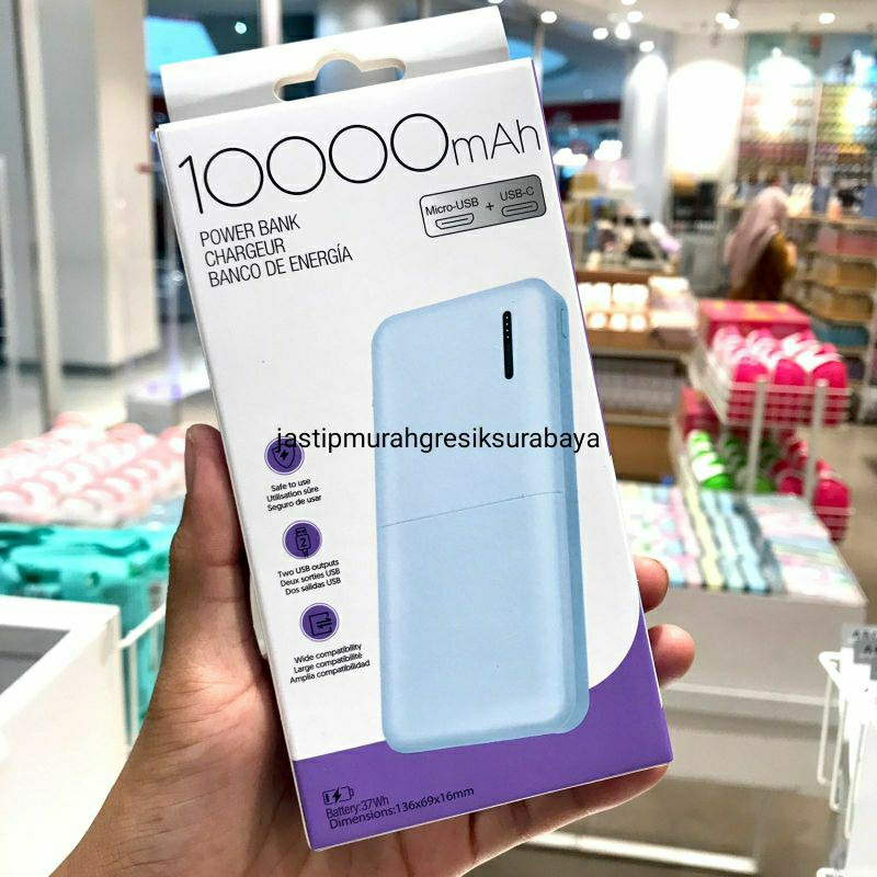 Jual POWER BANK 10000 MAH MINISO POWERBANK 5000 MAH MINISO | Shopee ...