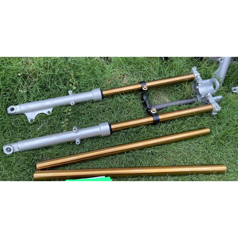 Jual shockbreaker as gold depan rx king fullster bottom set segitiga | Shopee Indonesia