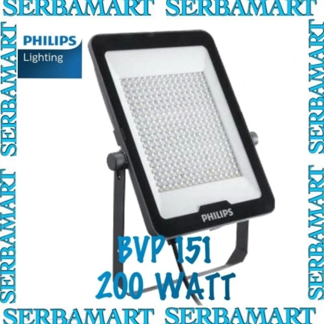 Jual LAMPU SOROT PHILIPS BVP151 200W C WHITE LED 240 6500K - BVP 151 ...