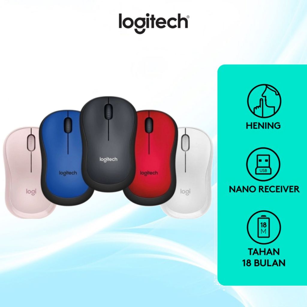 Jual Logitech M221 Mouse Wireless Silent Click - Garansi 3 Tahun ...