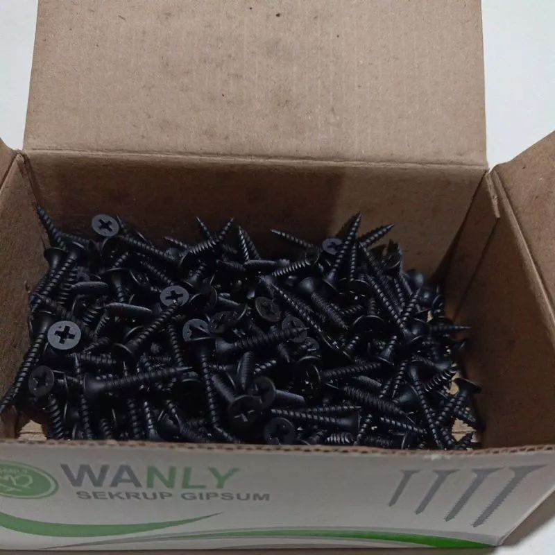 Jual SEKRUP GIPSUM GYPSUM BAJA / BAUT SKRUP KAYU DRYWALL SCREW | Shopee Indonesia