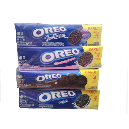 Jual { PerBox isi 12} OREO Biskuit Keping Kemasan Box 12 331,2Gr (12 x ...