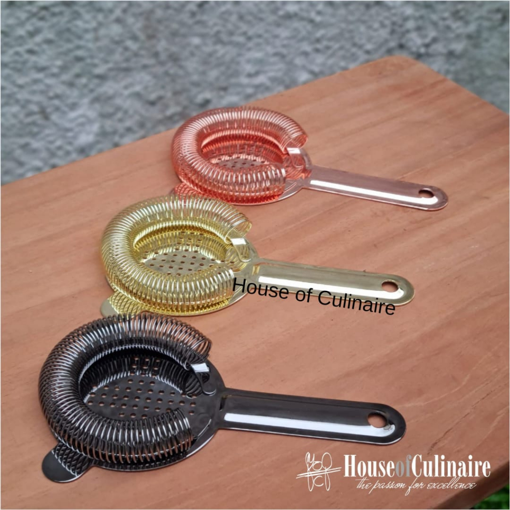 Jual Bar Strainer Warna Cocktail Mocktail Strainer Stainless Steel ZX ...