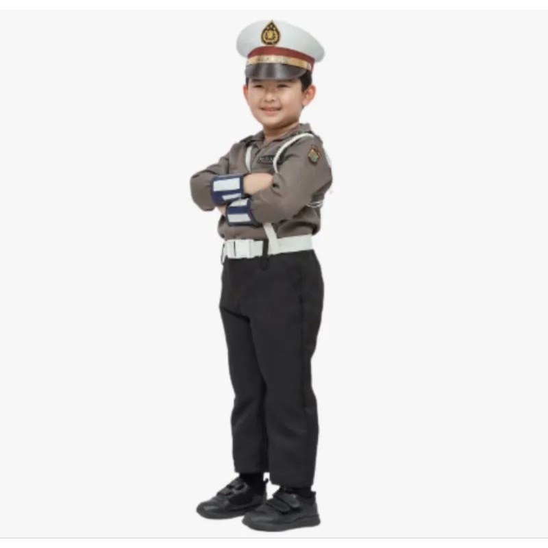 Jual Baju seragam polisi anak profesi usia 8-10 tahun XXL | Shopee ...