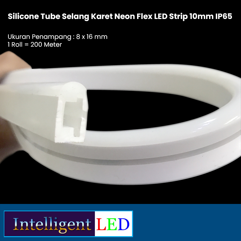 Jual Silicone Tube Selang Karet Neon Flex LED Strip 10mm IP65 | Shopee ...