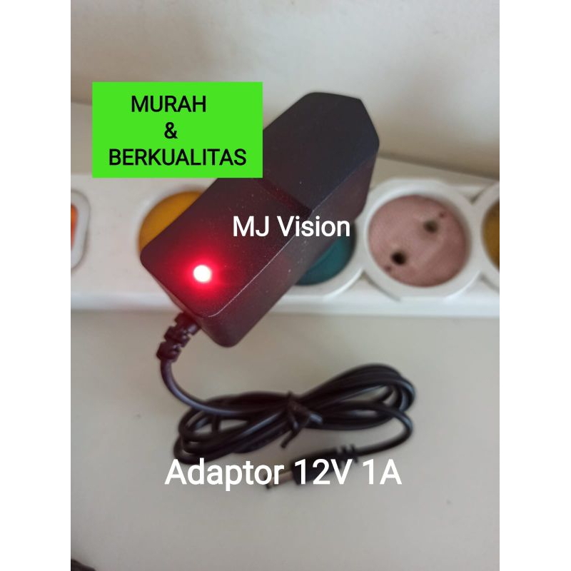 Jual ADAPTOR 12V 1A (With Indicator Lamp) | Shopee Indonesia