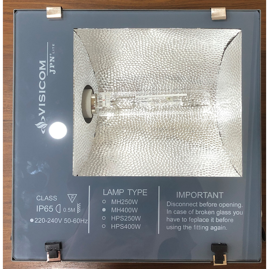 Jual kap lampu sorot hpi-t 400w set komplit visicom (4,8kgs) | Shopee ...