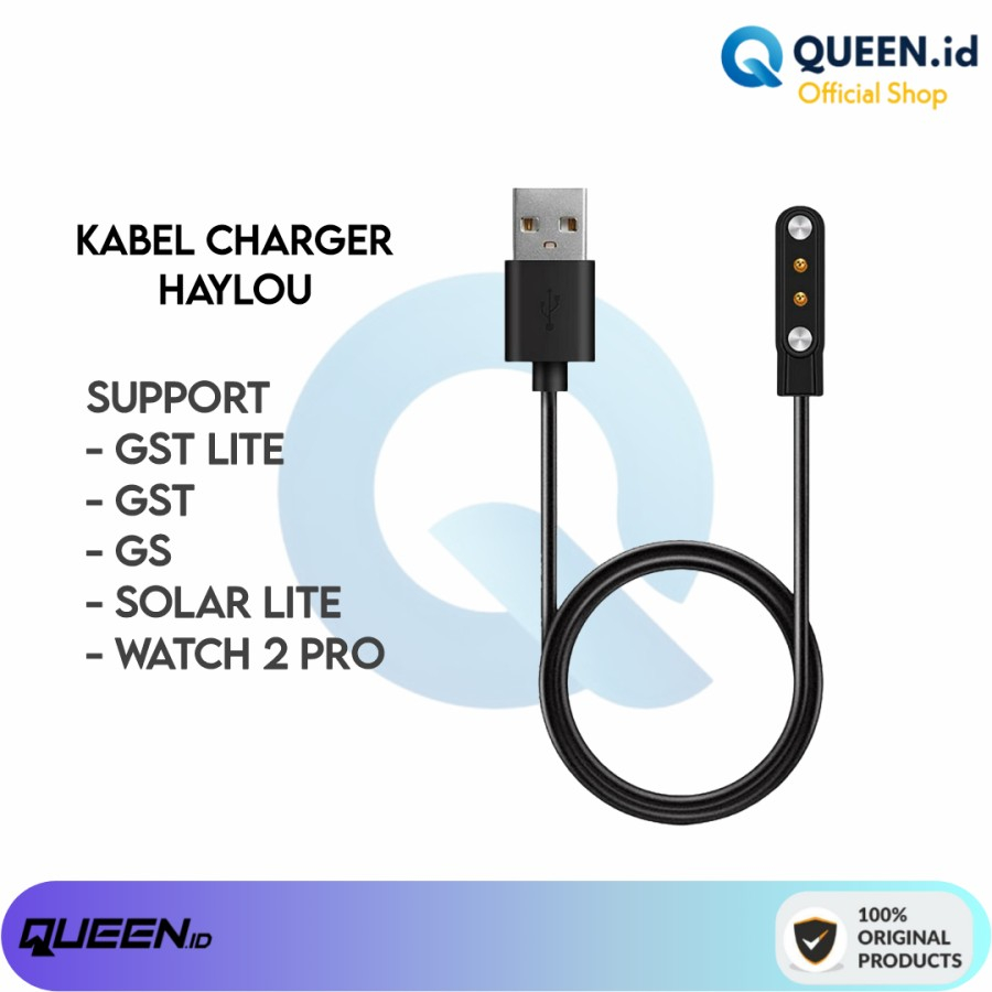 Jual Haylou Kabel Charger Magnetic For GST Lite SOLAR Lite Watch 2 Pro ...