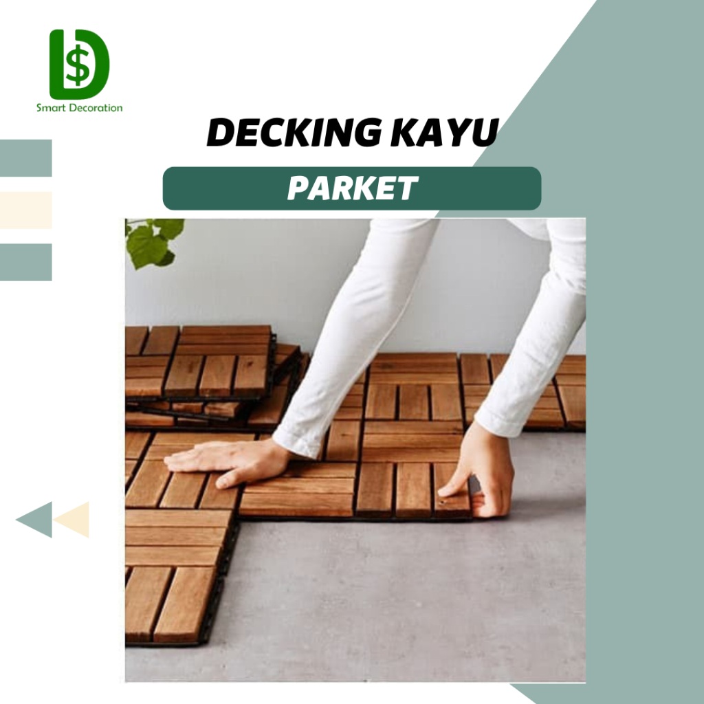 Jual Parket Decking Kayu Outdoor Lantai Jati Murah 30x30x3cm untuk ...