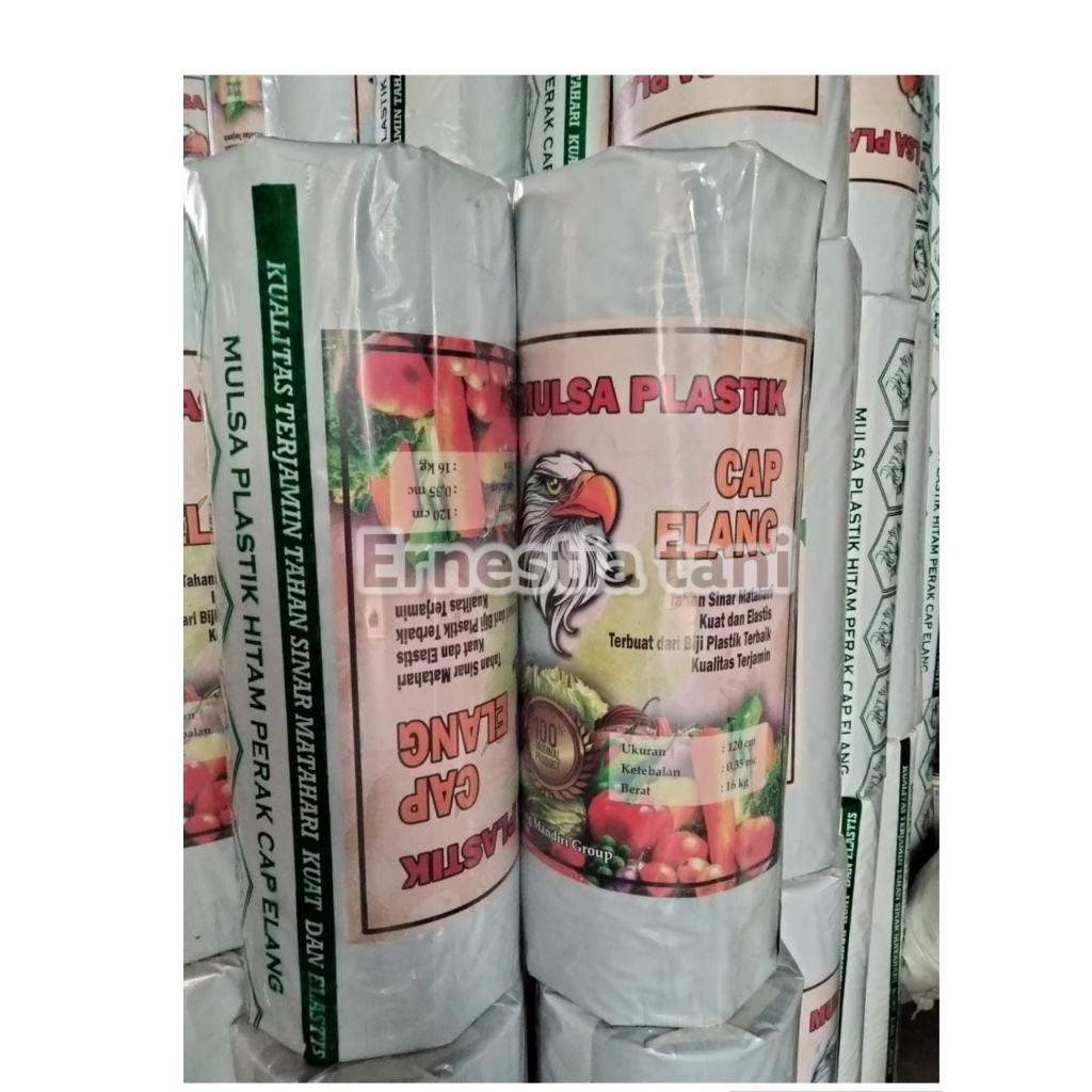 Jual Plastik Mulsa 17,29 kg Hitam Perak Elang Tani Ukuran 60cm ...