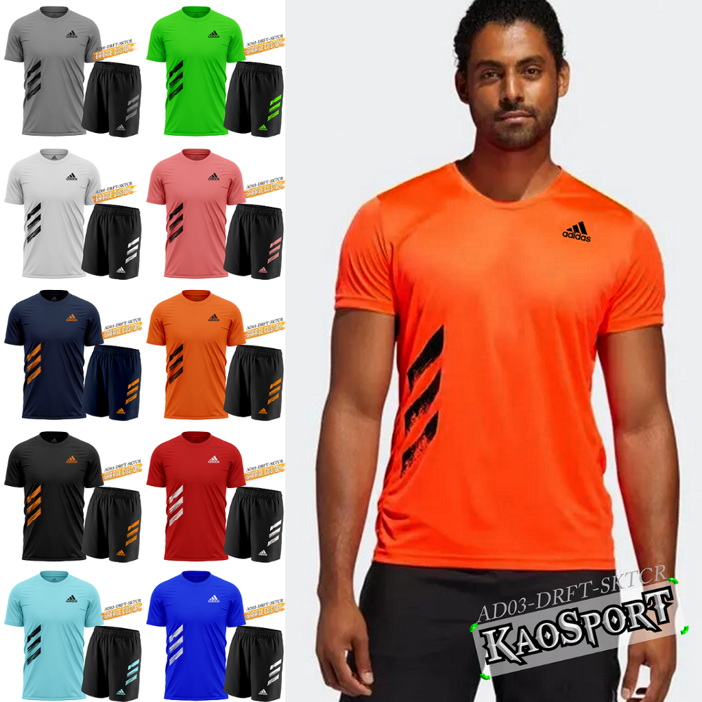 Jual KAOS BAJU TRAINING OLAHRAGA DRYFIT THIAGO PREMIUM BERKUALITAS ...