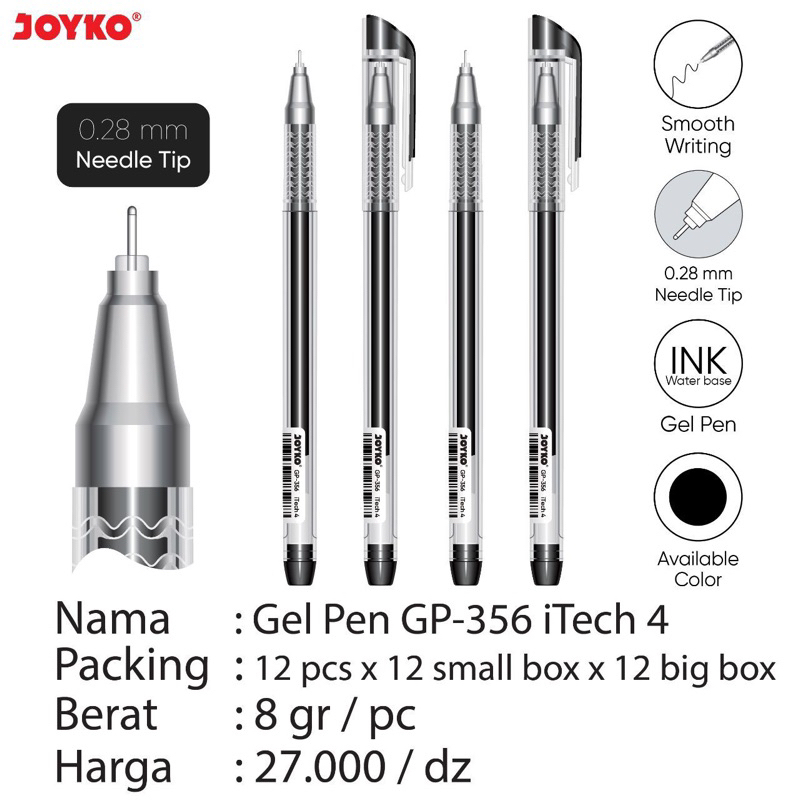 Jual (1 pcs) Pulpen Jel Itech4 0,28mm / Pen gel Itech 4 Hitech / Gelpen ...