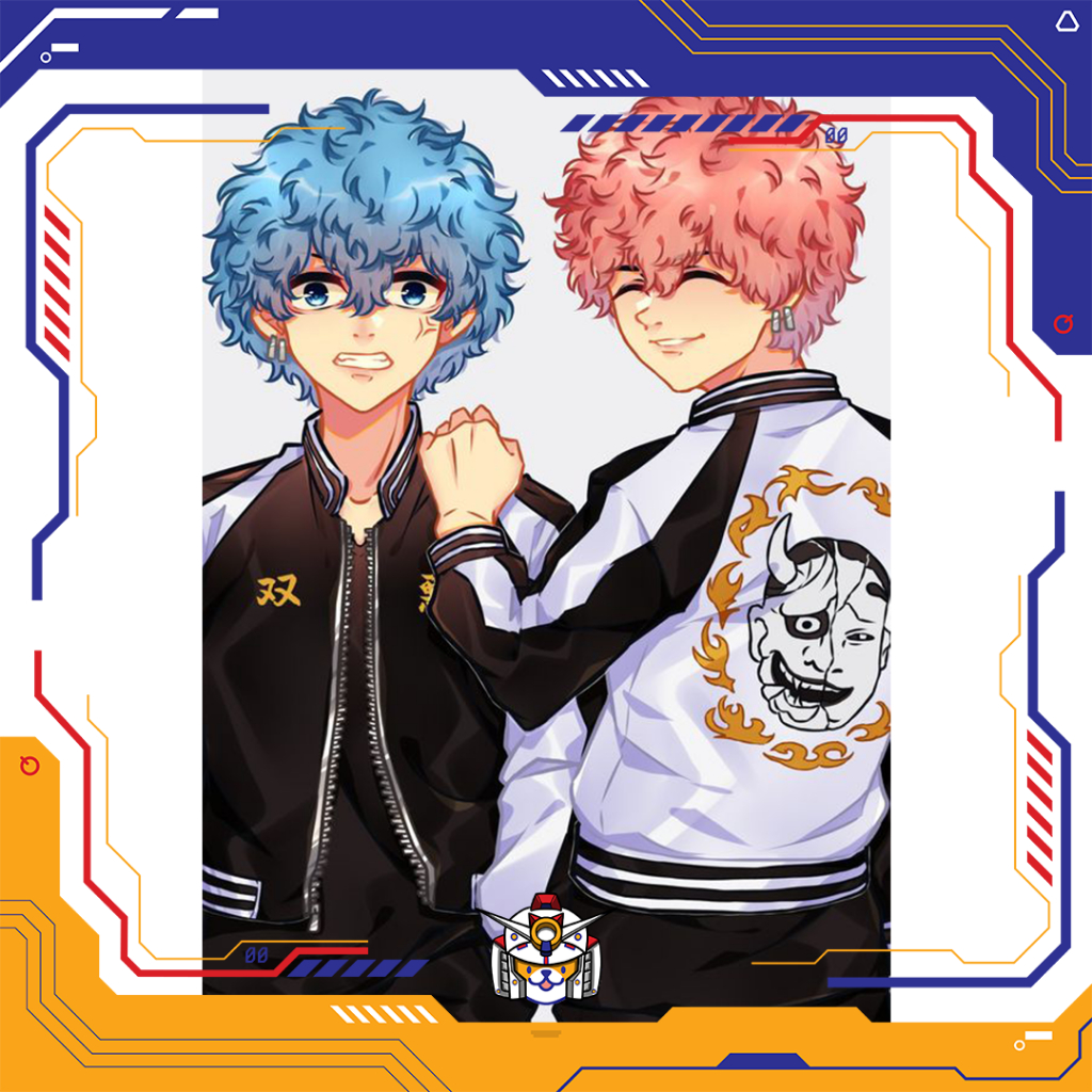 Jual Jaket Bomber Sukajan Tokyo Revengers Smiley & Angry Touman ...