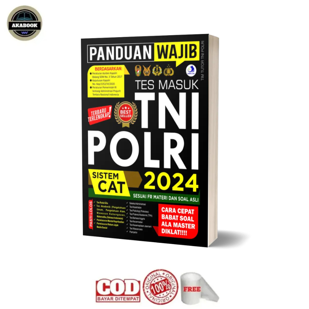 Jual Buku Panduan Wajib Tes Masuk Tni Polri 2024 Shopee Indonesia