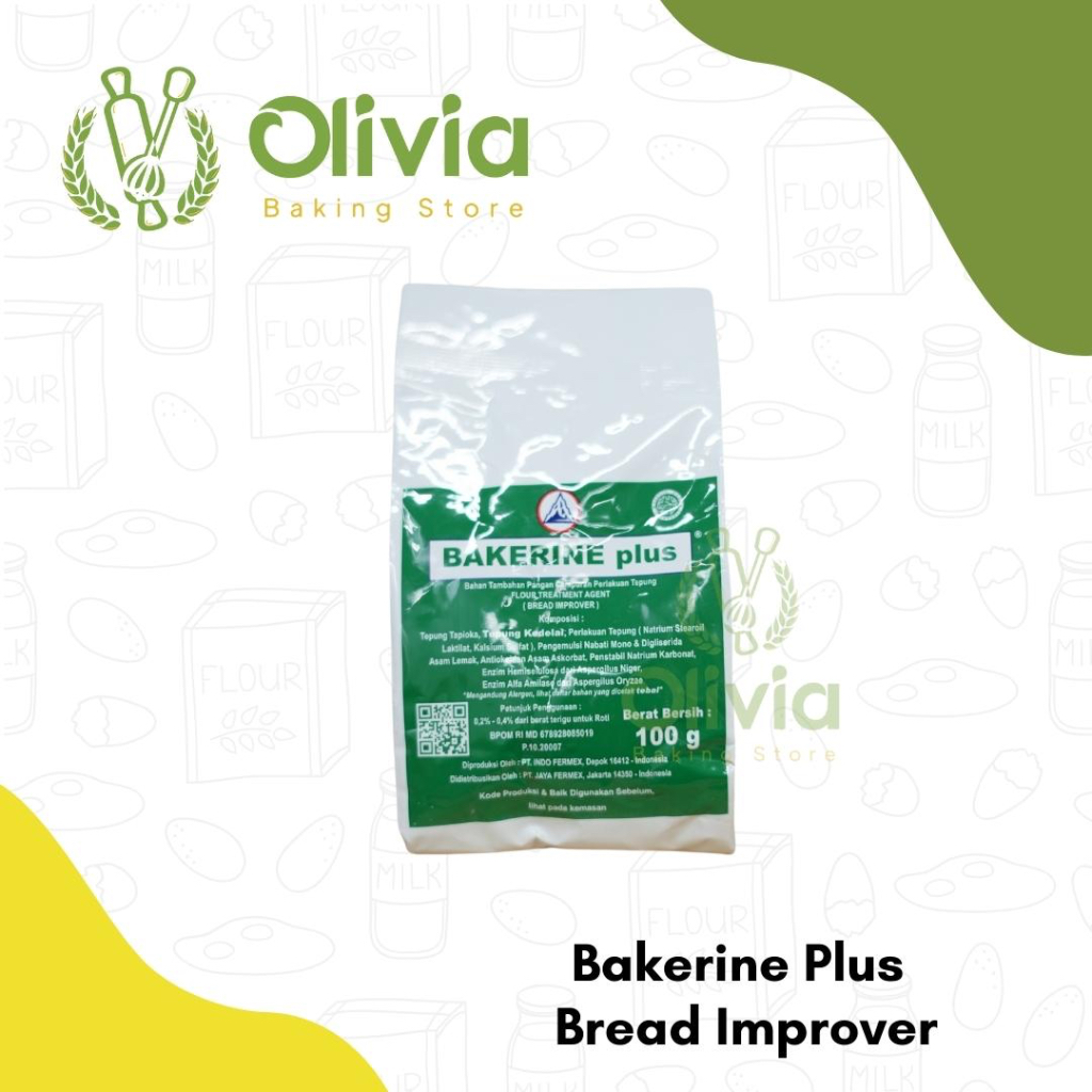 Jual Bakerine Plus Sachet Bakerin Bread Improver/Pengempuk/Pelembut ...