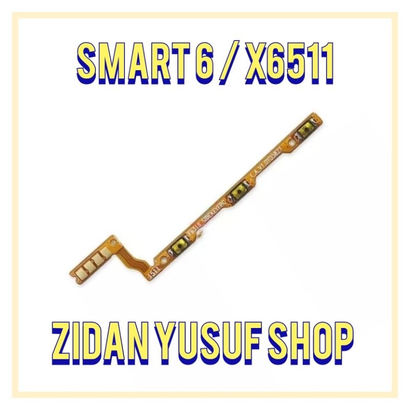 Jual FLEXIBLE ON OFF VOLUME INFINIX SMART 6 / X6511 | Shopee Indonesia