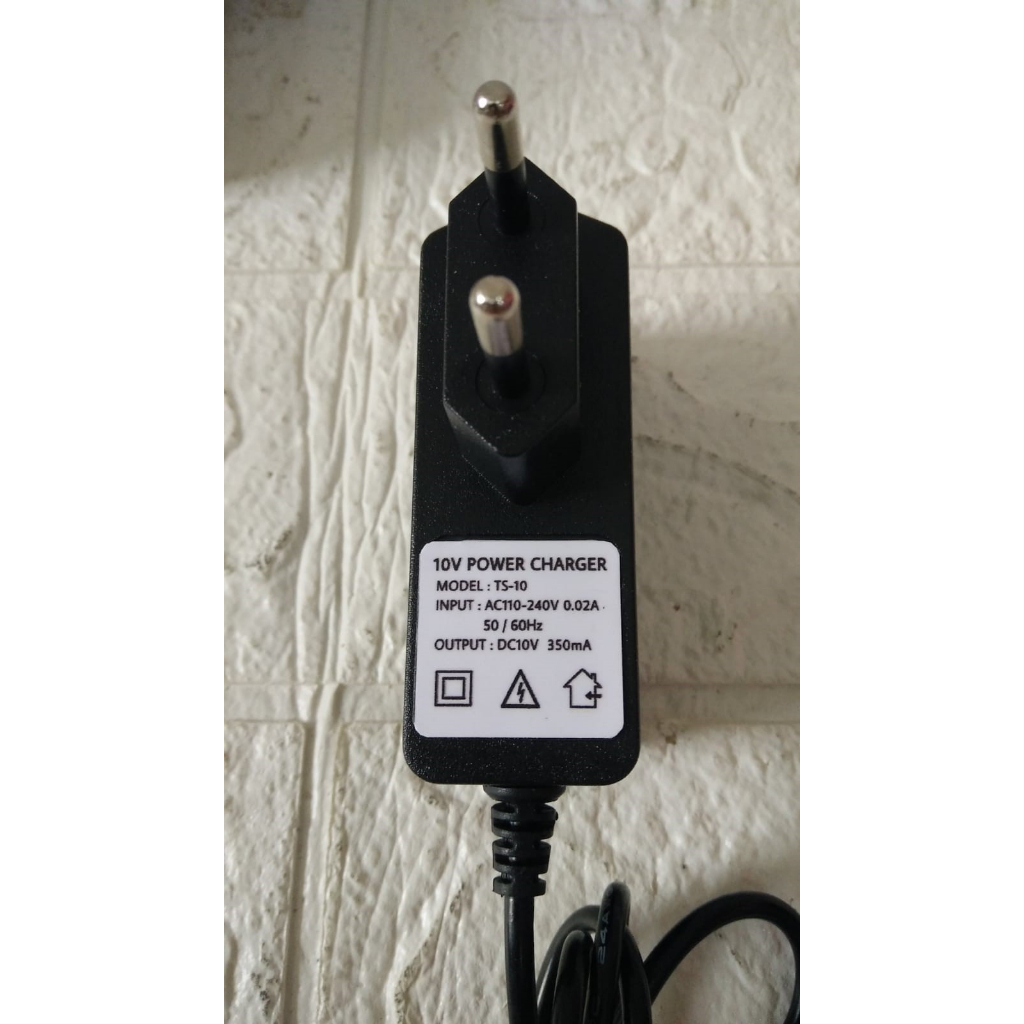 Jual 10V POWER CHARGER 10V 350mA model : TS-10 | Shopee Indonesia