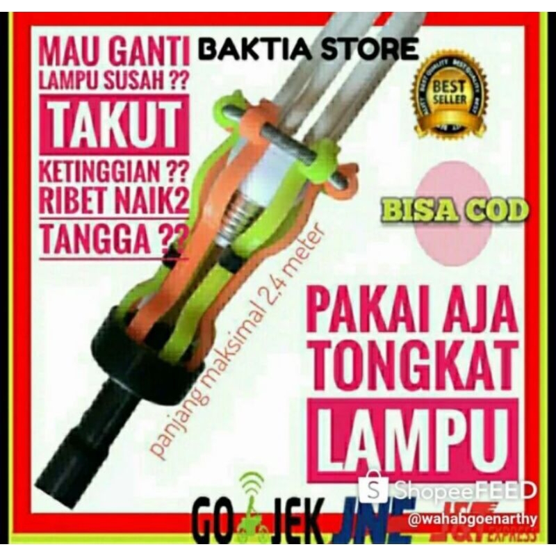 Jual STIK LAMPU DOWNLIGHT 4 3 2 METER TONGKAT LAMPU BOHLAM LED STICK ...