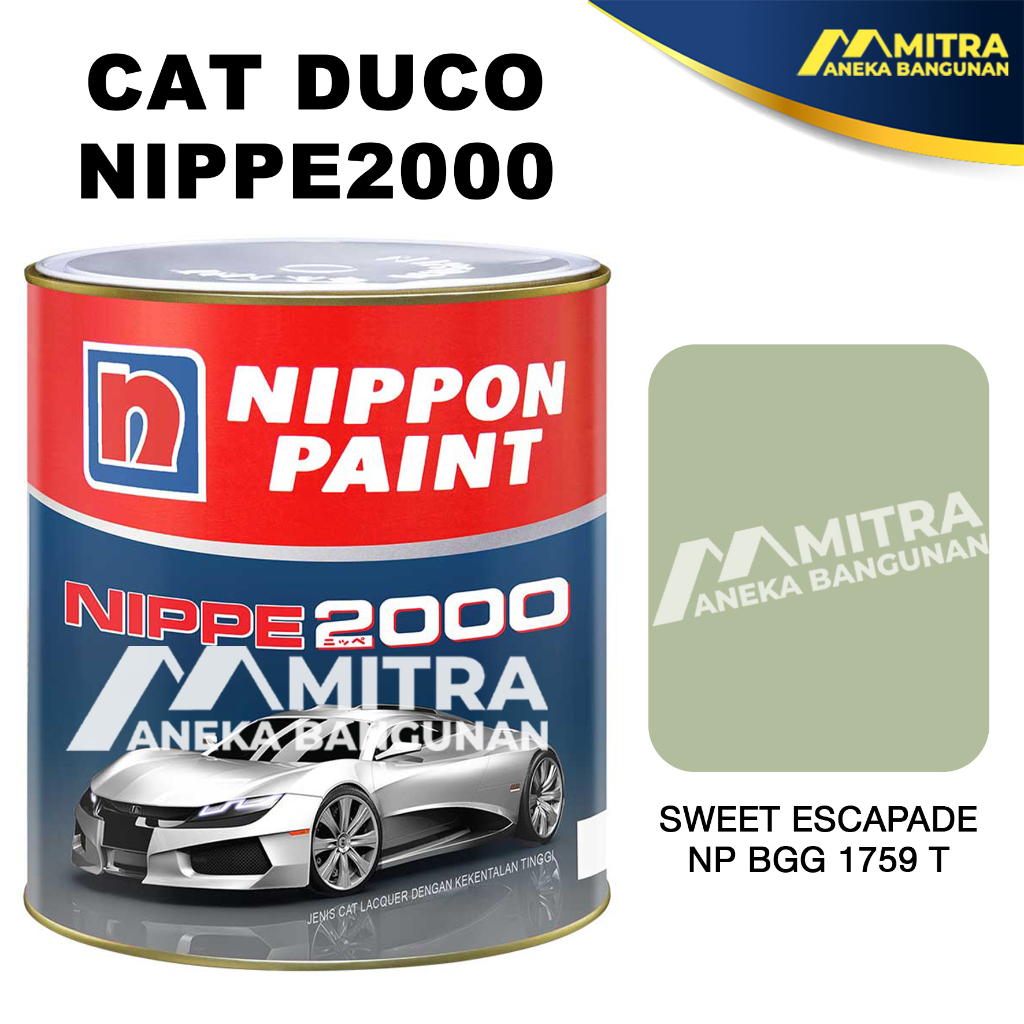 Jual [TINTING] CAT DUCO NIPPE 2000 1 KG SWEET ESCAPADE NP BGG 1759 T ...