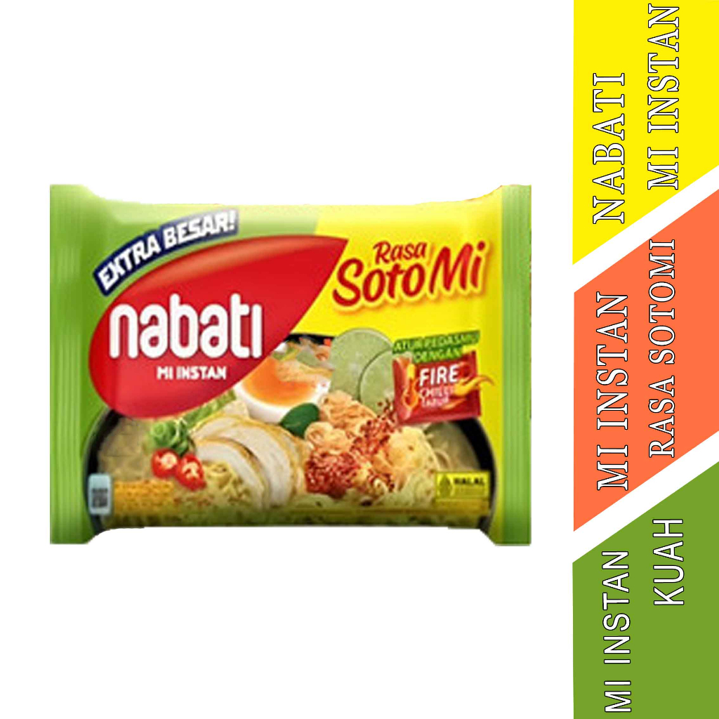 Jual Mi Kuah - Nabati Richeese - Mi Instan Rasa Soto Mi - Mie 75gr ...