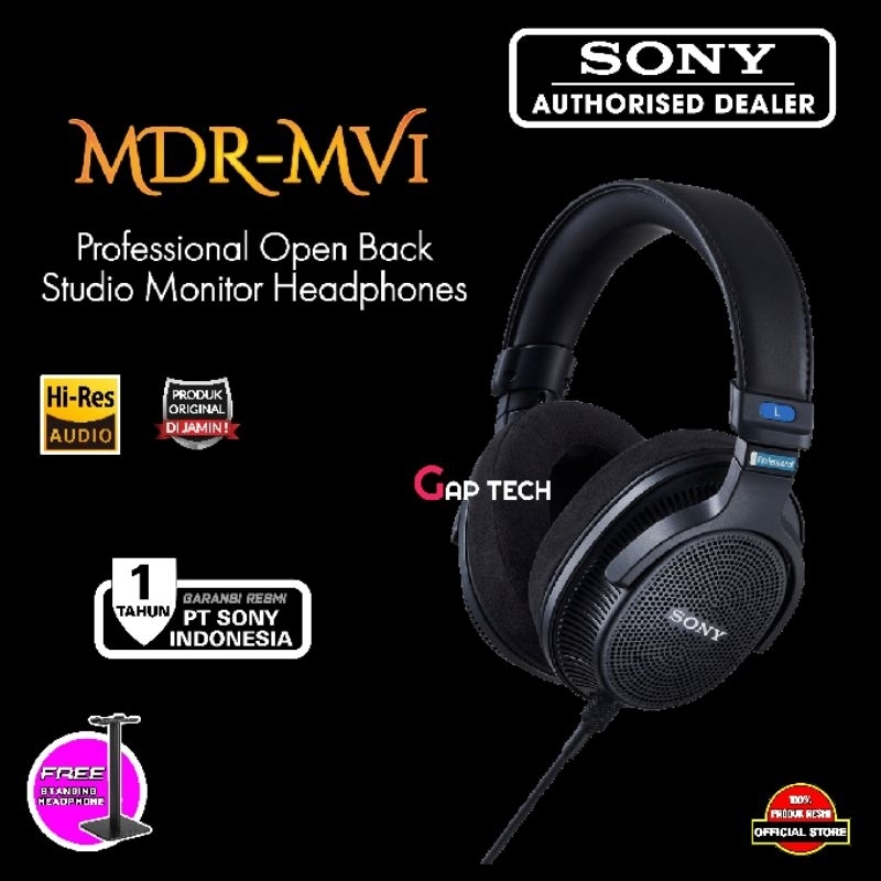 Jual Sony MDR MV1 / MDR MV 1 Hi-Res Open Back Studio Monitor Headphones Original | Shopee Indonesia