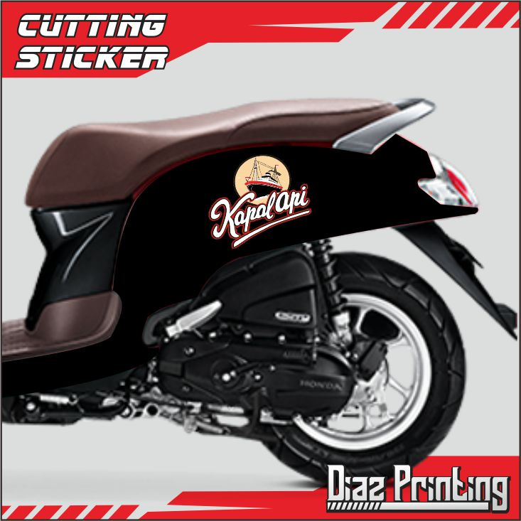 Jual striping scoopy motif kapal api stiker kapal api | Shopee Indonesia