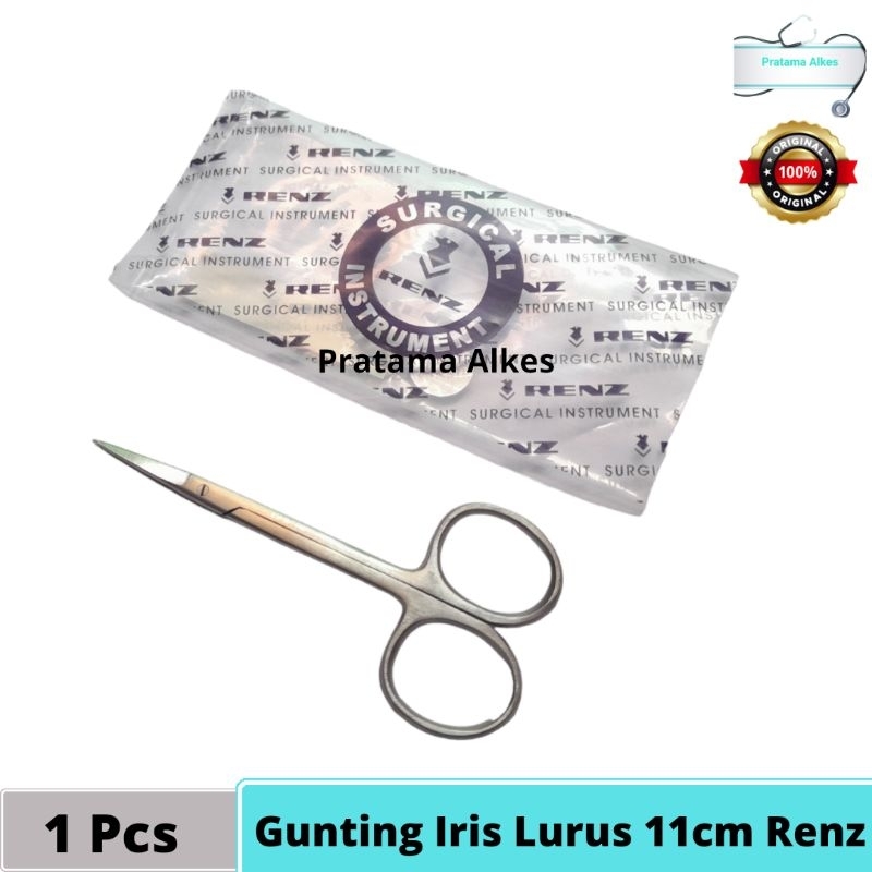 Jual Gunting Iris lurus / bengkok Renz 11 cm Gunting jaringan 11cm ...