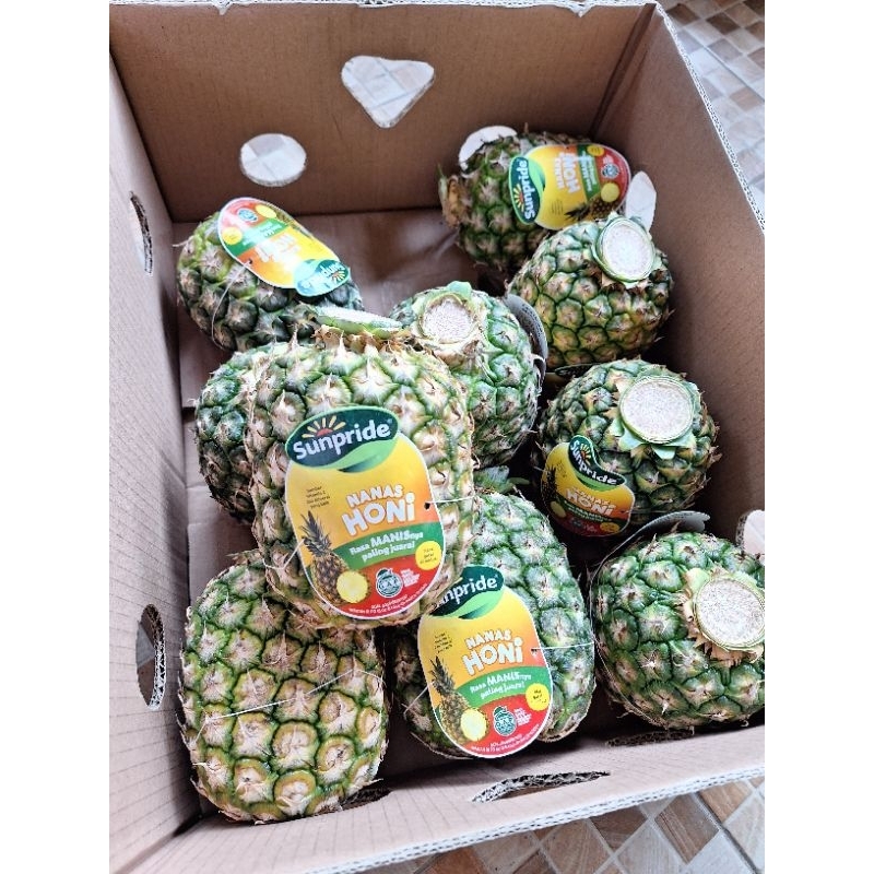 Jual nanas hony 1 box sunpride | Shopee Indonesia