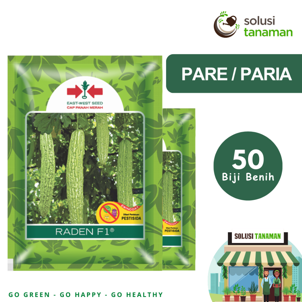 Jual [50 Butir] Paria / Pare Raden F1 Cap Panah Merah - Benih Paria ...