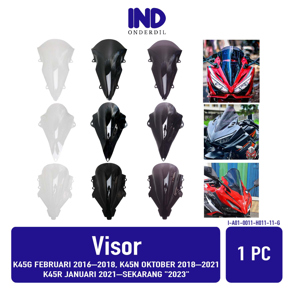 Jual Visor CBR 150R K45G K45N K45R Facelift New 2016 2017 2018 2019 ...