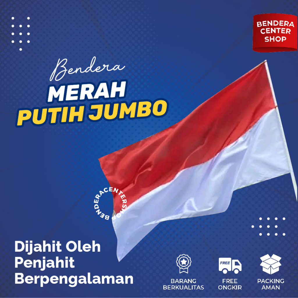 Jual Bendera Merah Putih Jumbo Untuk Acara Upacara Formal Bahan Kain ...
