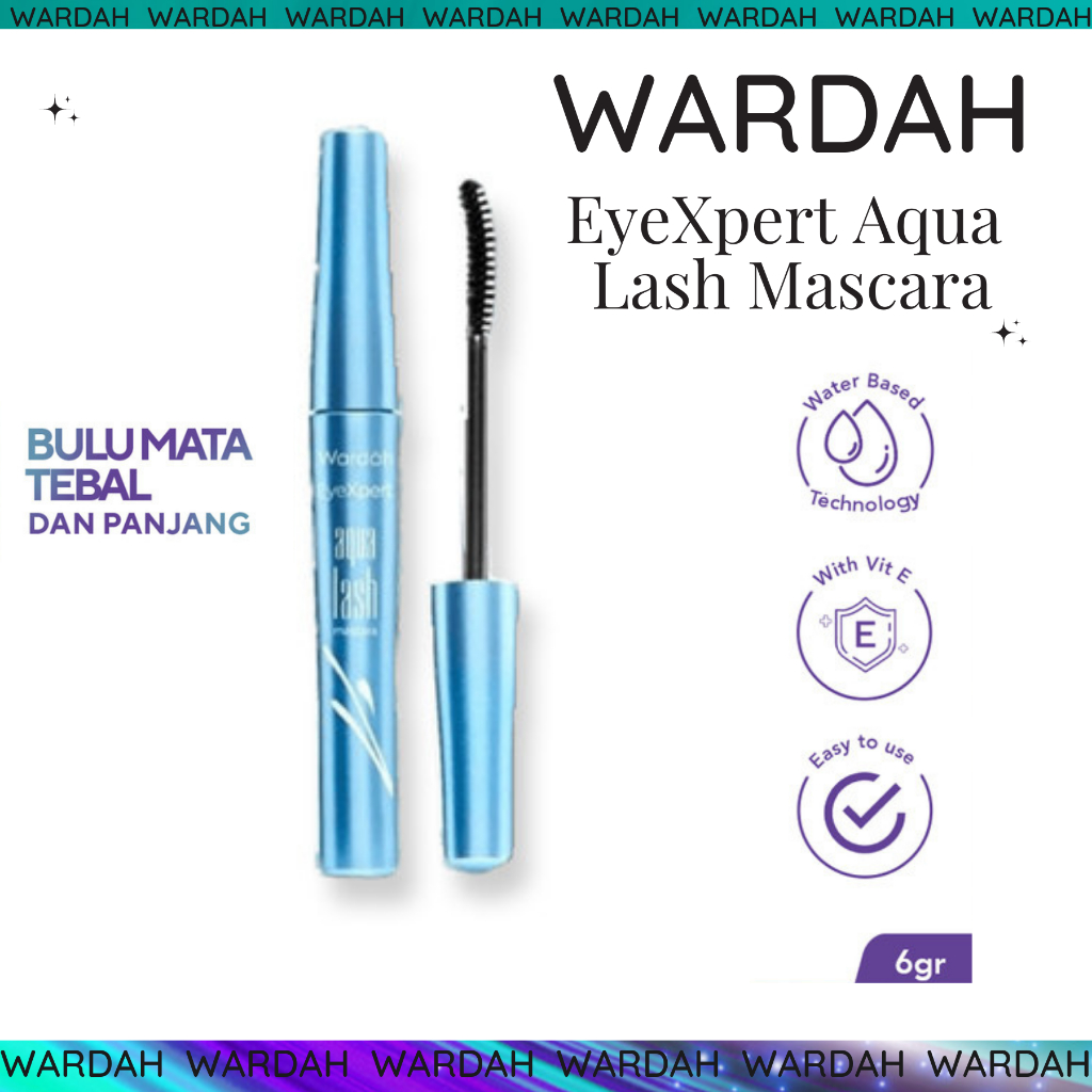 Jual Wardah Eyexpert Aqua Lash Mascara 6g | Maskara | Shopee Indonesia