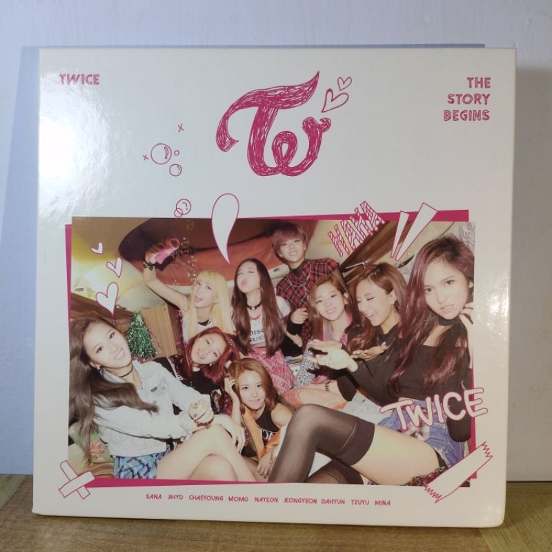 Jual TWICE Debut Album The 1st Mini Album "The Story Begins" (Album ...
