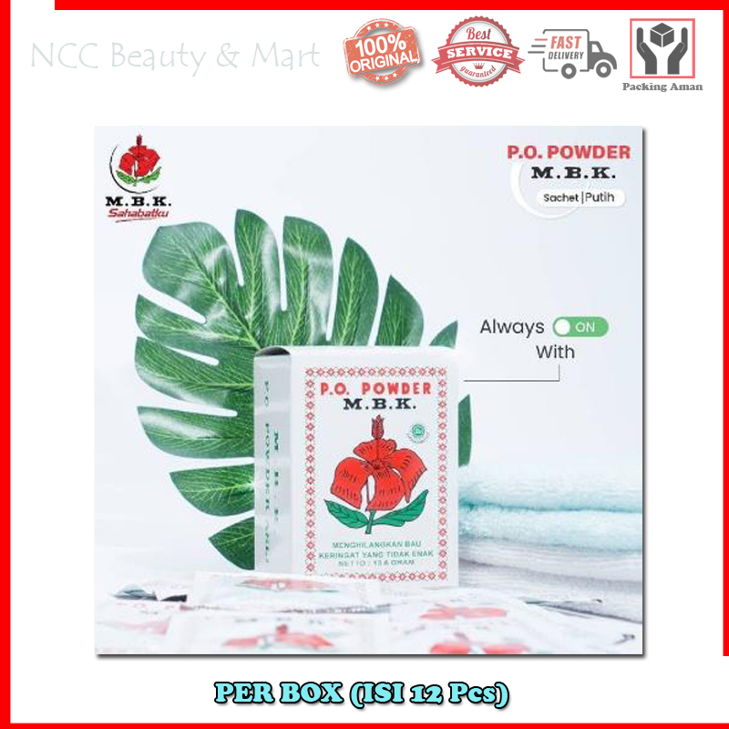 Jual [PER BOX] * NCC * MBK Powder Bubuk Penghilang Bau Keringat Dan Bau ...