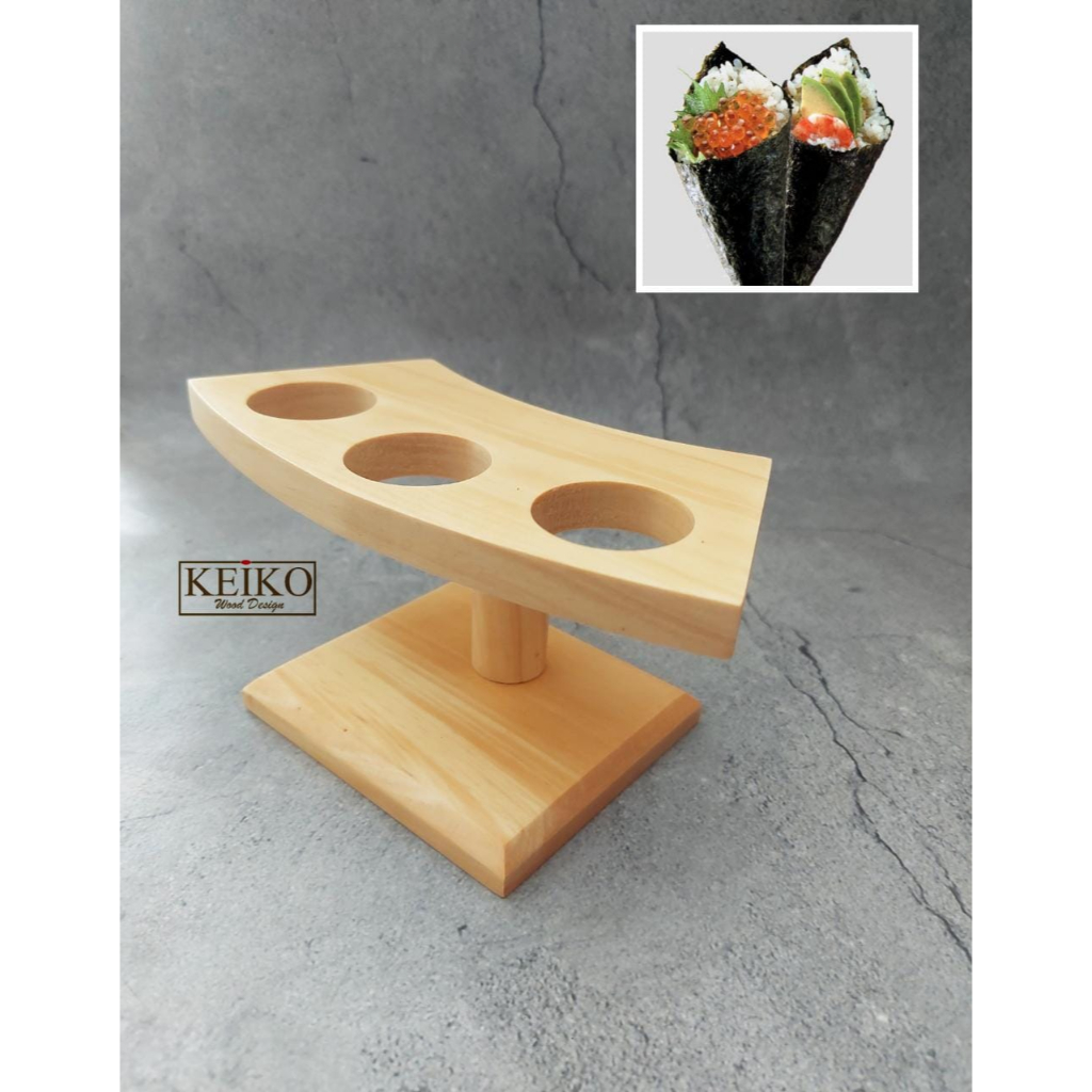 Jual Sushi holder Temaki/ Tempat sushi roll/ Rak sushi cone holder ...