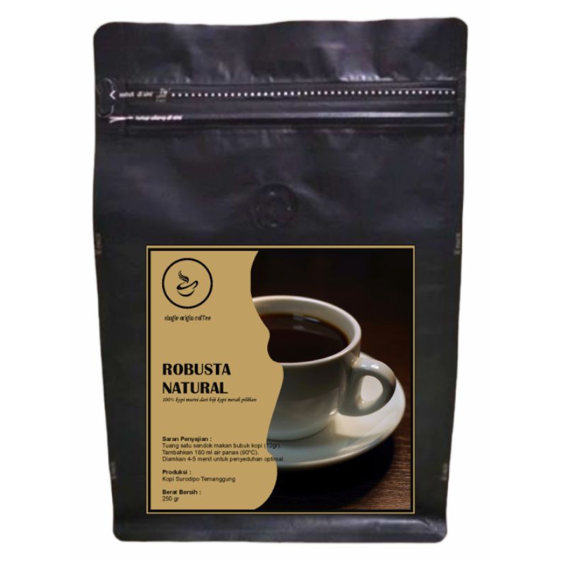 Jual Robusta Natural 250gr | Shopee Indonesia