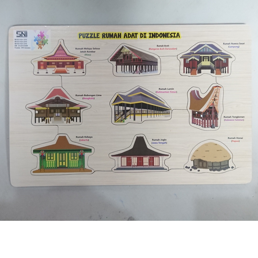 Jual Puzzle Seri Rumah Adat | Shopee Indonesia