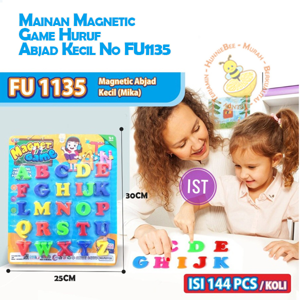 Jual Mainan Magnetic Game Huruf Abjad Kecil No FU1135 | Shopee Indonesia