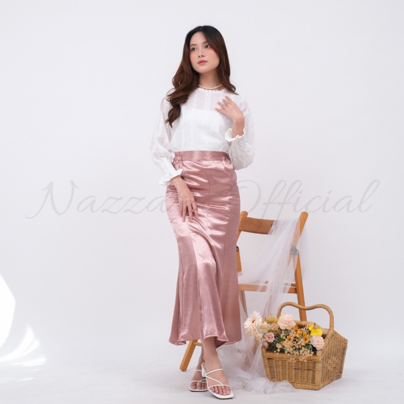 Jual Nastie shimmer skirt / Rok shimmer Mermaid by Nazzara | Shopee ...